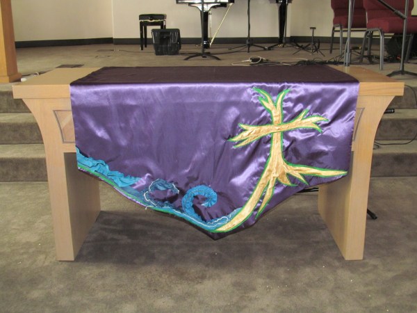 Lent Banners and Paraments at Crossroads | Worship Is Central